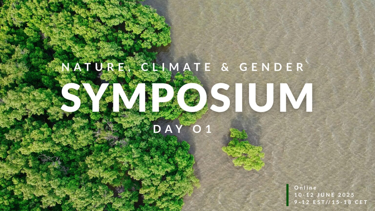 Symposium sur la nature, le climat et le genre, jour 1 : s'appuyer sur ...